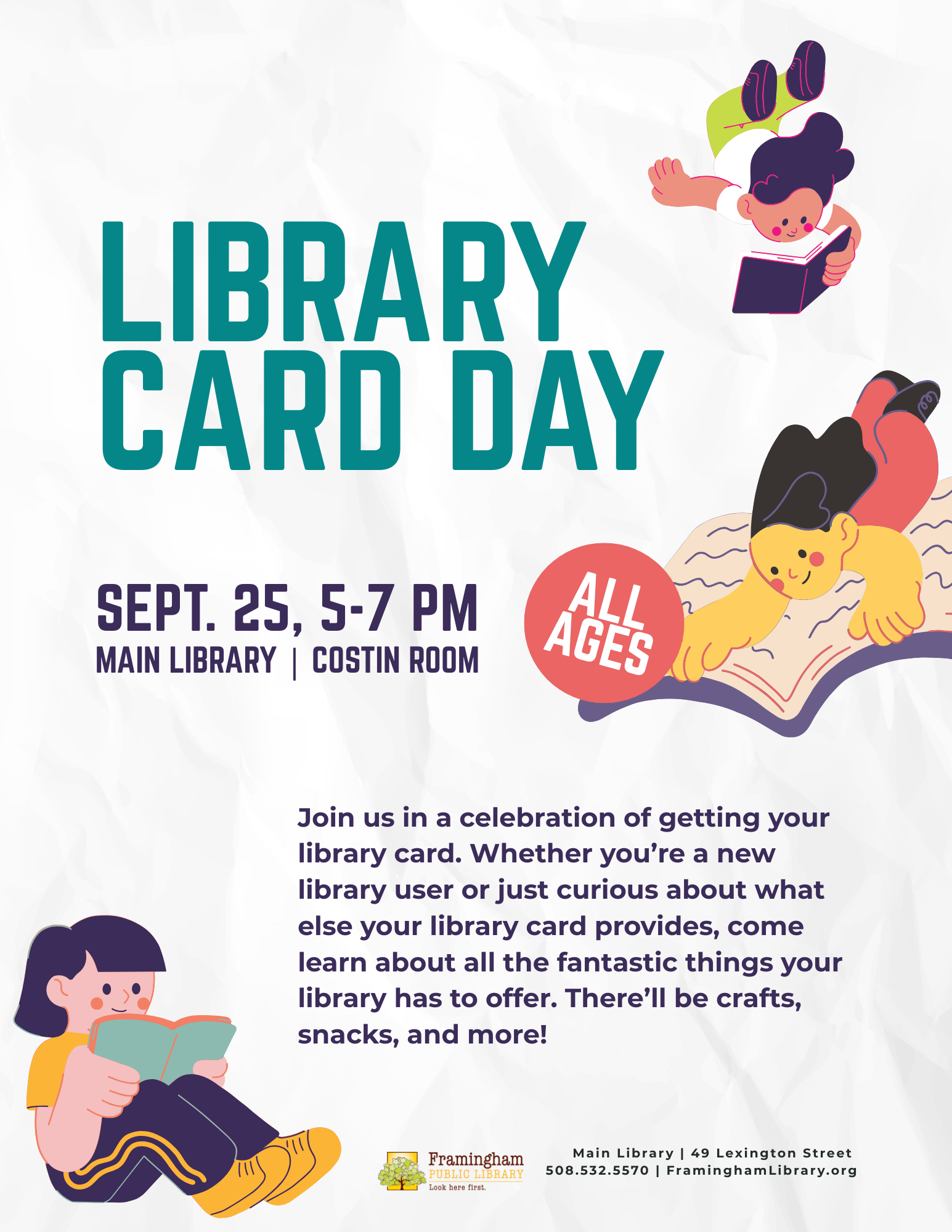 Events Calendar | Framingham Public Library